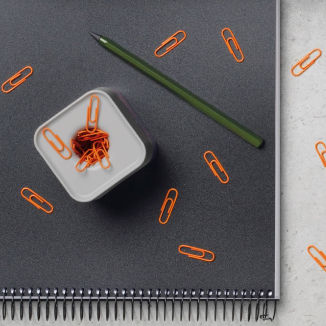 Dispensador Clips Apli Naranja Neon. Clips, portaclips y pinzas . La ...