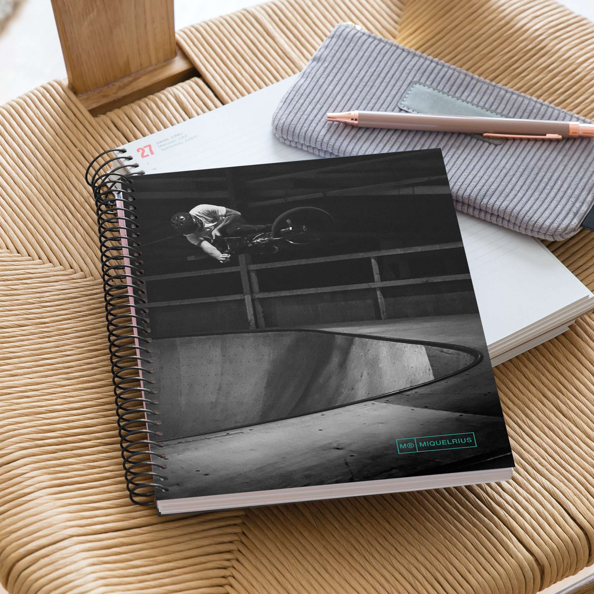 Cuaderno A5 Nb4 140 Hojas 70 Gr. Skate Park. Cuadernos bonitos a5 . La ...